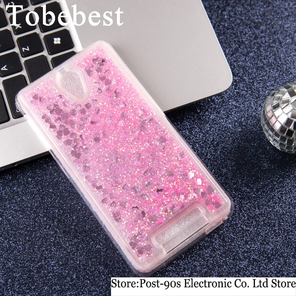 TobeBest Xiaomi Redmi Note 2 glitter Case Dynamic Liquid Quicksand Star ...