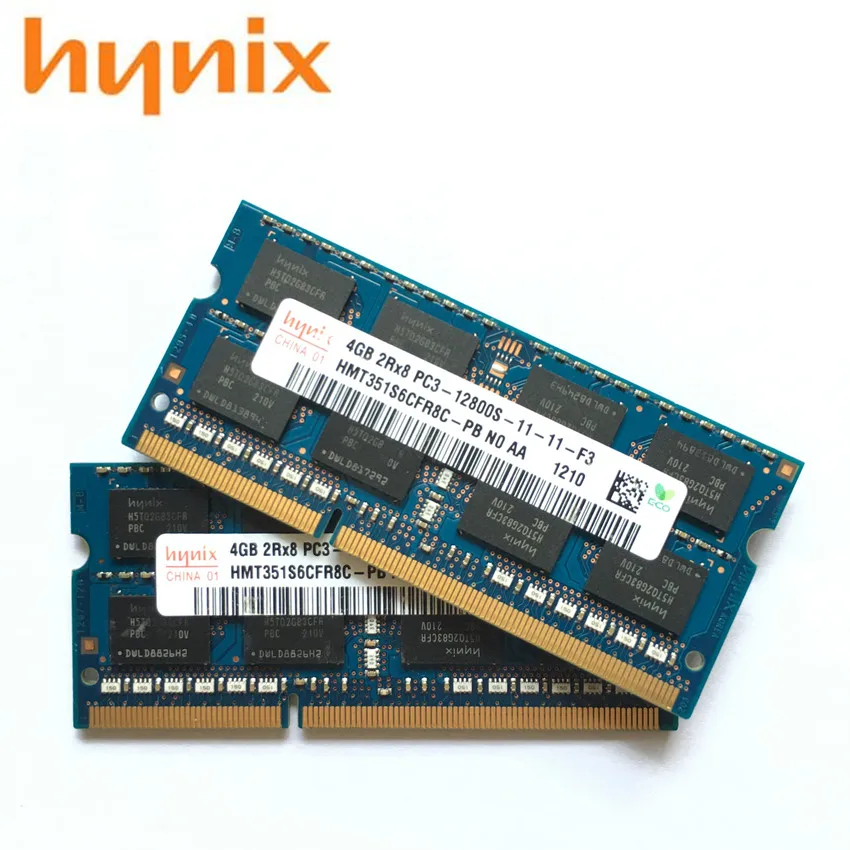 RAM,Jeu de puces Hynix 4GB 2Rx8 PC3 12800S DDR3 1600Mhz 4gb pour ordinateur portable Module de ...
