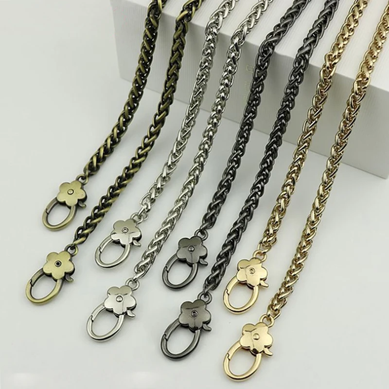 Small Black Handbag With Gold Chain Strap | IUCN Water