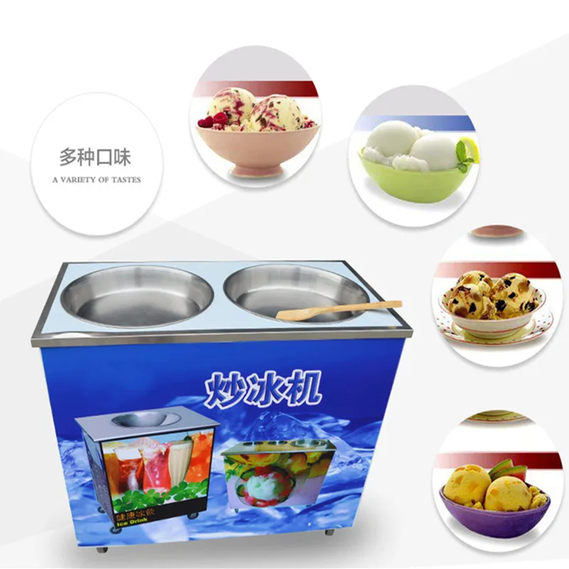 Máquina comercial de helados fritos, máquina para freír helados ...