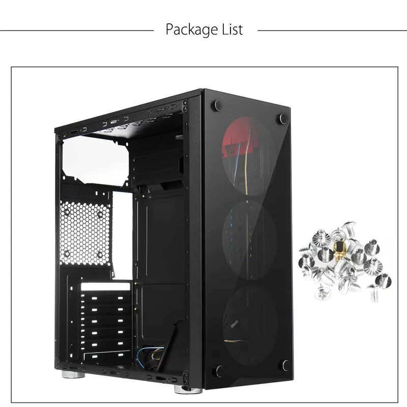 Купить черный компьютер ПК ATX геймерские корпус чехол для ноутбука ...