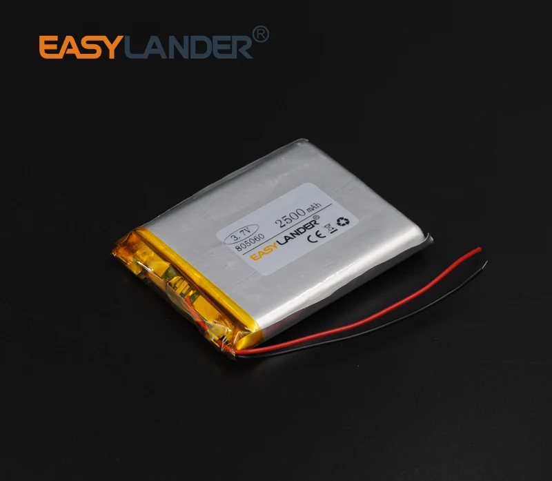 805060-Rechargeable-Lithium-Li-Polymer-Li-ion-3-7V-2500mAh-Battery-For ...