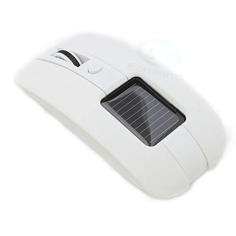 New style solar wireless charging ultra thin mouse save electricity USB ...