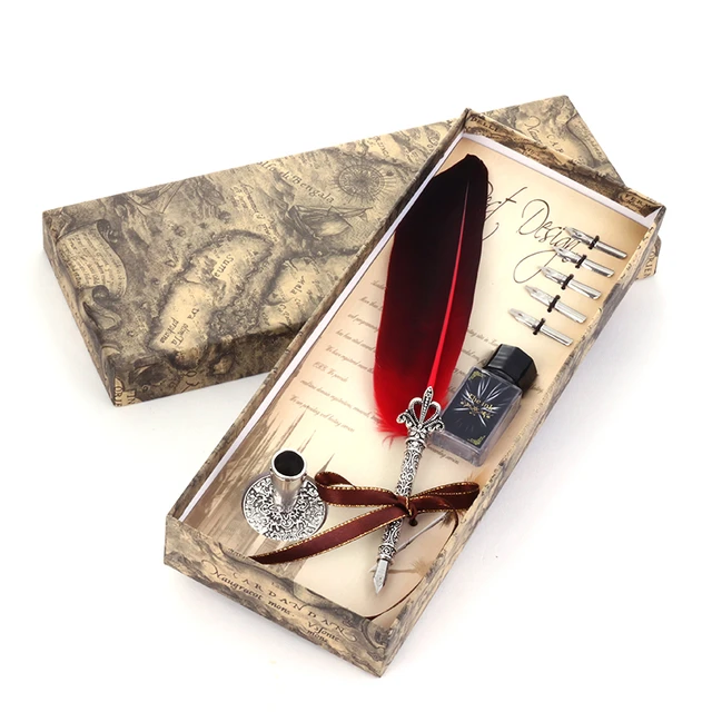 Old Feather Pens And Ink