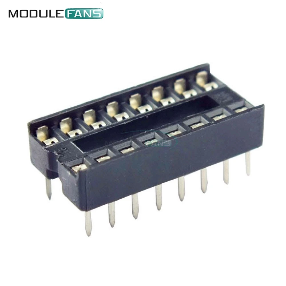 20Pcs 16 P 16 Pins 16PIN 16 Pin Dip Ic Sockets Adapter Solder Type ...