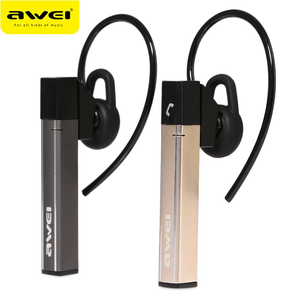 Awei Handsfree Blutooth Cordless Earbud Earpiece Wireless Headphone ...