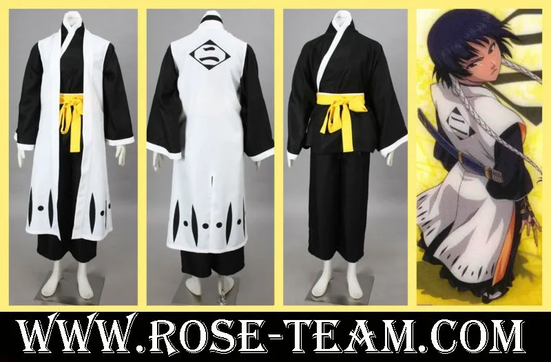 Rose team Bleach soi fon 4th Division Captain kendo uniform robe ...