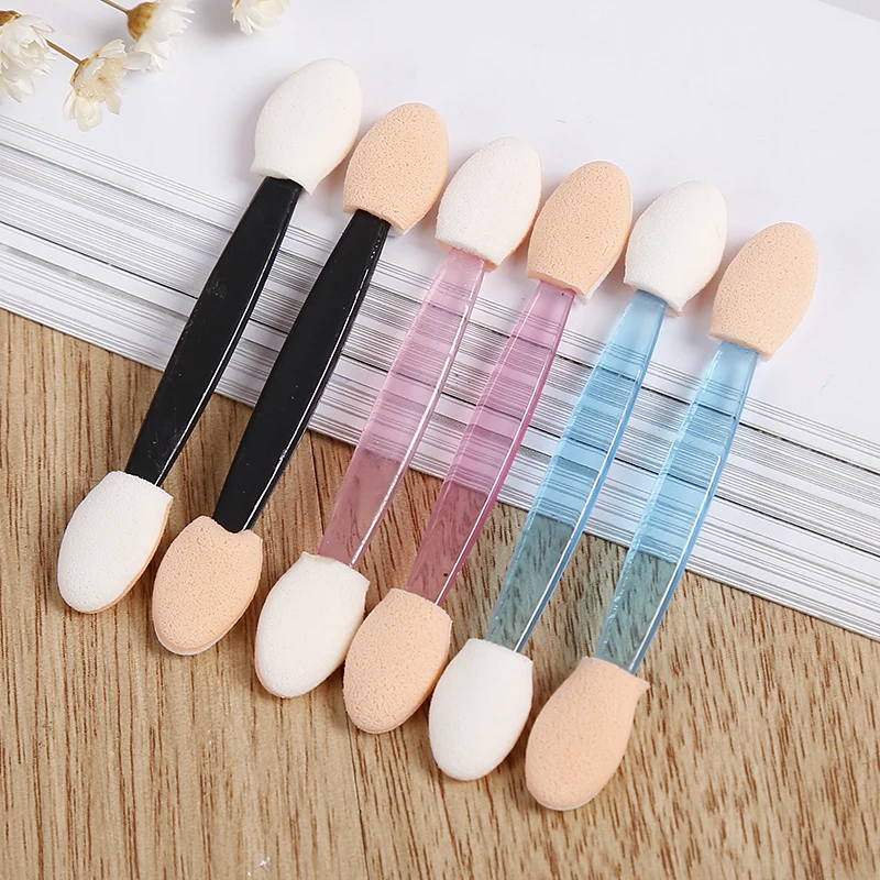 Elecool 10pcs Set Cosmetic Makeup Double Ends Eye Shadow Eyeliner Brush
