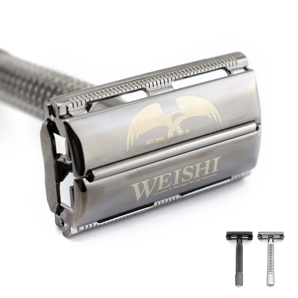 Butterfly Safety Razor WEISHI Brass material Gun color 9306-C or Black ...