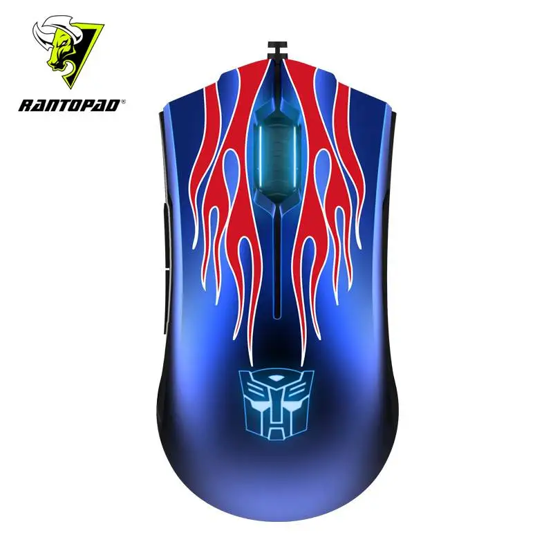 3500DPI RANTOPAD FF Transformers USB Wired Professional Gaming Mouse ...