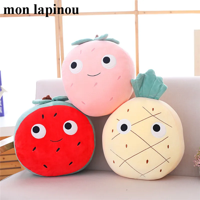 Watermelon Plush Pillow Cute Cartoon Strawberry Fruit Plush Toys ...