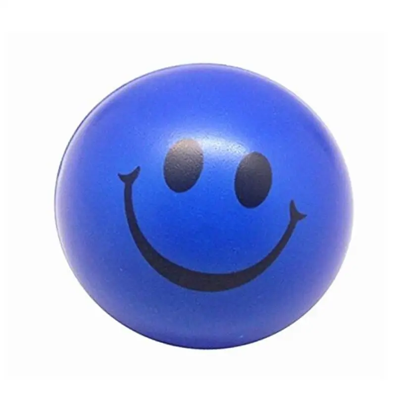 1Pc Happy Smile Ball Kid'S Toy Happy Elastic Ball Soft PU Balls Classic ...