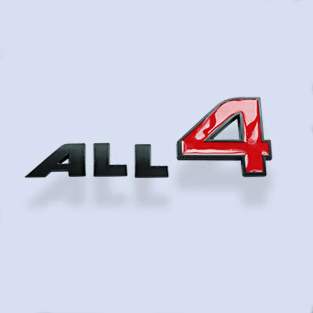 All 4 Side Emblem Decal Sticker Metal ALL4 Logo Rear Badge for MINI ...