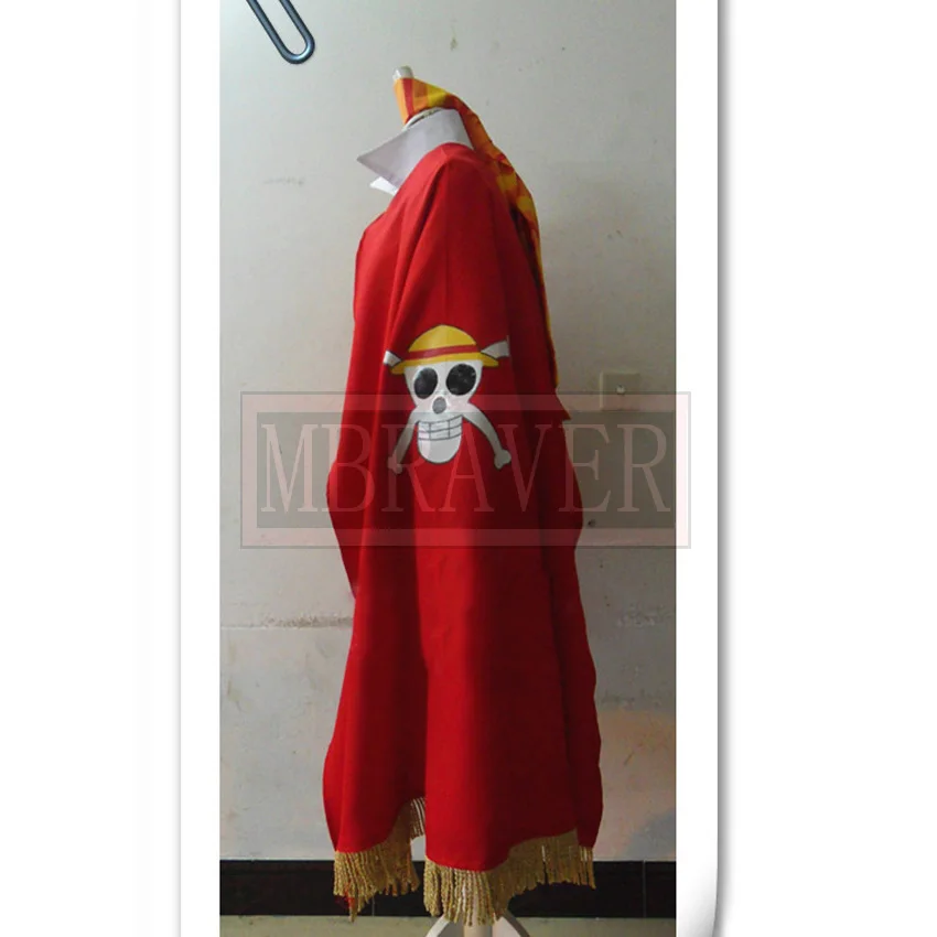 One Piece 15th Anniversary Monkey D Luffy Cosplay Costume Full Set With ...