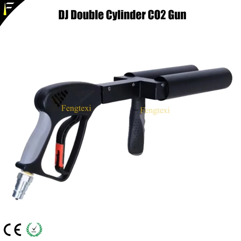 Stage Dry Ice CO2 Gun Pistols 9 Meters Haze Jet 2 Pipe Cryo Gun Pistol ...