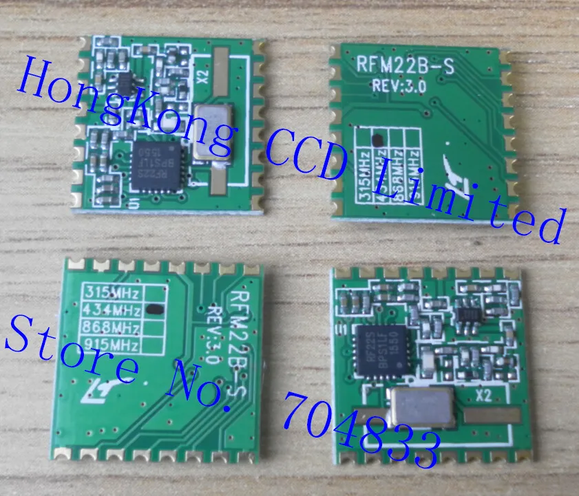 free-shipping-4pcs-lot-RFM22B-S2-433Mhz-868Mhz-915Mhz-20dBm-radio ...