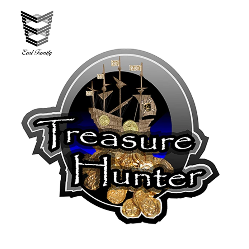 Metal Detector Sticker Window Decal Car Sticker Treasure Hunter Vinyl ...