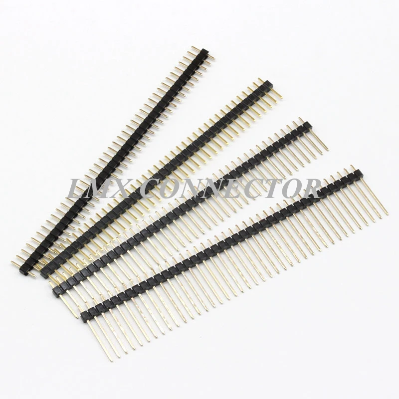 20pcs 2.0mm Male Pin Header Connector 1x40p Single Row Straight Needle ...