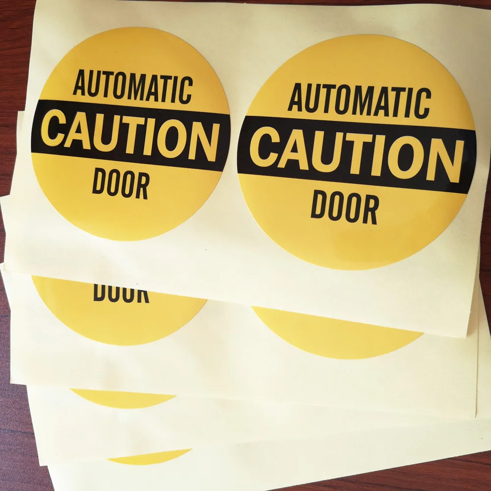 Stanley Automatic Door Sign Stickers