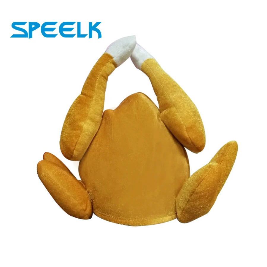 New Halloween ball Funny Adults Hats Chicken Leg Cap Thanksgiving ...