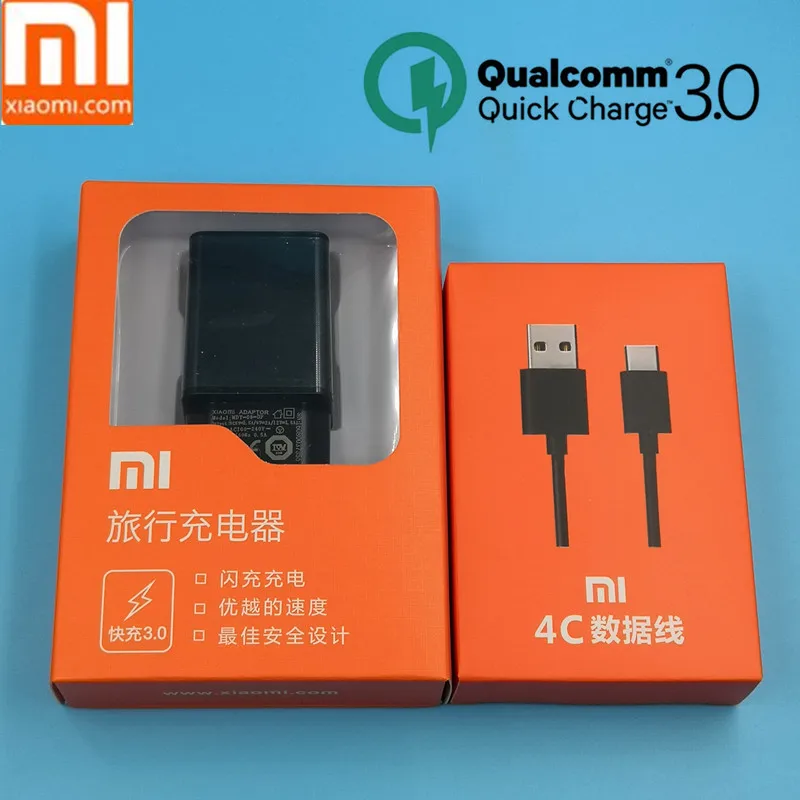 Original XIAOMI mi 8 Charger EU QC 3.0 Quick Fast Adapter Charge Usb ...