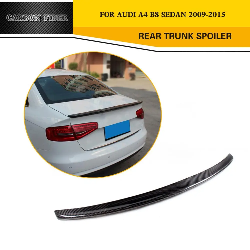 Carbon Fiber Racing Stamm Spoiler Lippe F r Audi A4 B8 Limousine Carbon Fiber Racing Stamm Spoiler Lippe F r Audi A4 B8 Limousine