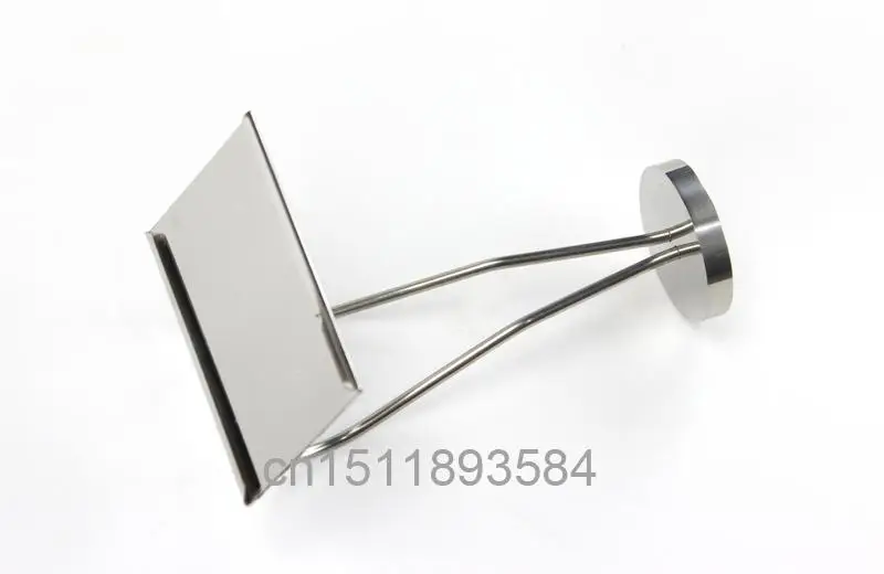 Silvery Metal Name Card Display Table Stand Sea Food Store Price Label ...