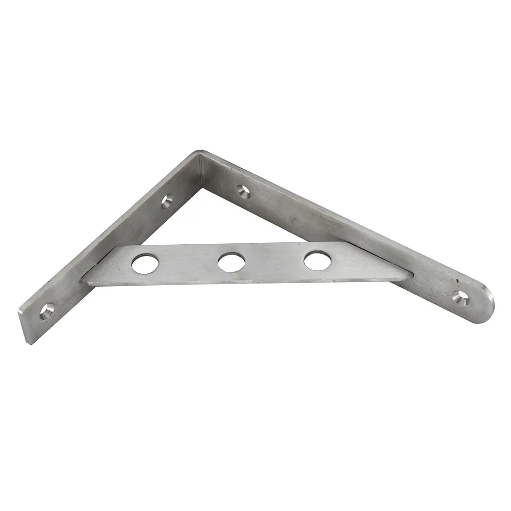 16 Inch 400x250mm Stainless Steel Triangle Shelf Bracket 16" Wall ...