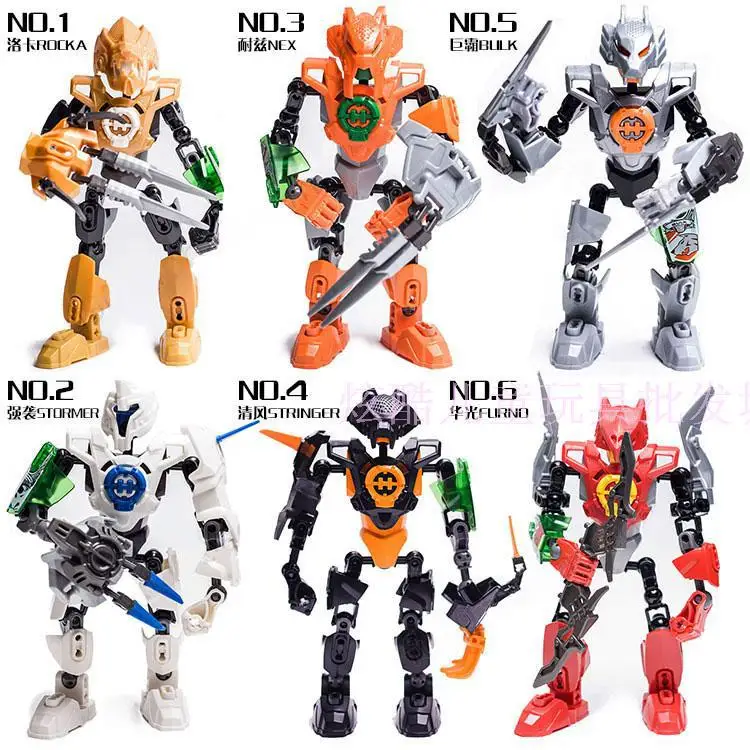 Decool Hero factory 3 Star soldier war 96B series Building Block robot ...