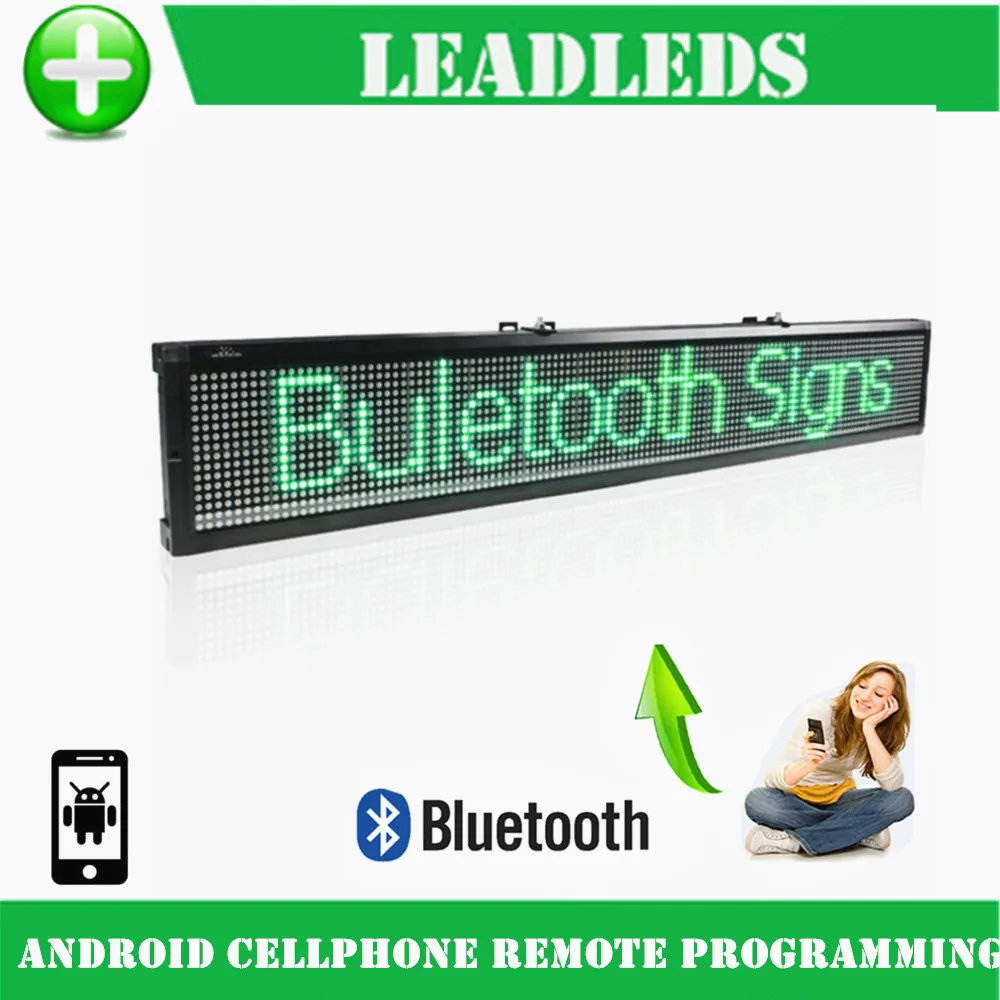 77cm Bluetooth Programmable Led Sign / LED display Board Can Scrolling ...