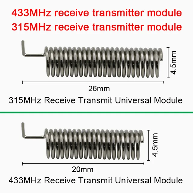 433mhz/315 mhz Antenna For 433mhz/315mhz RF Receiver and transmitter ...