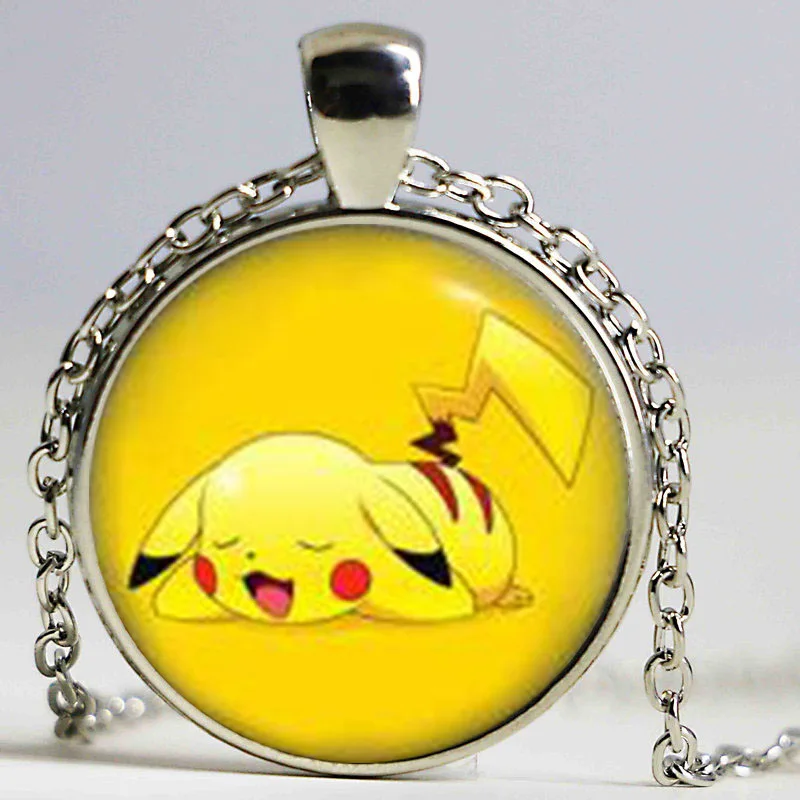 Collar Pikachu, Collar de dibujos animados, Idea de regalo Engranaje ...