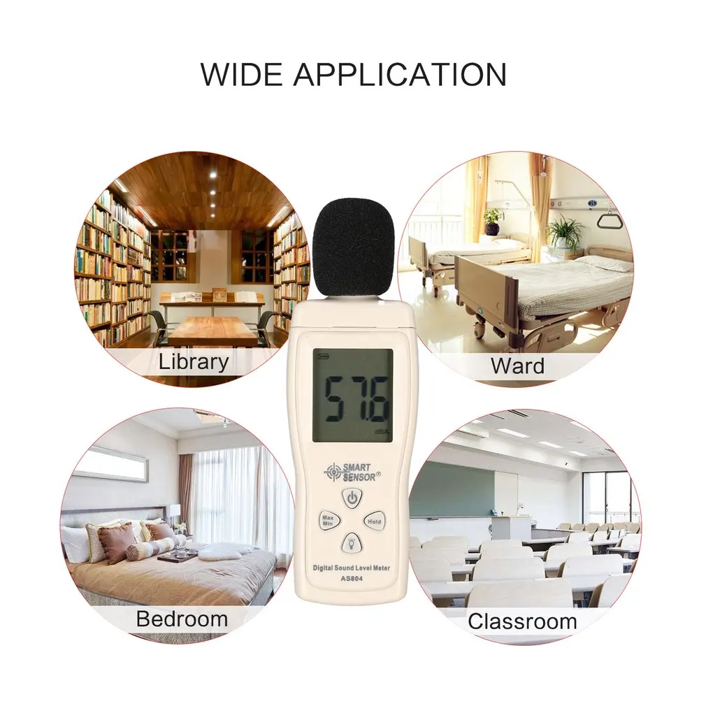 AS803 Digital Lux Meter Luminance Tester Light Meter 1-200000 Lux Tools ...