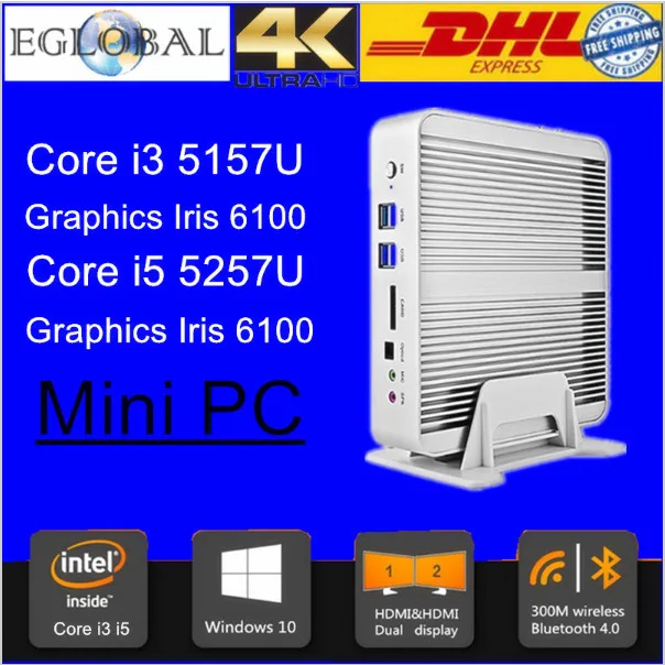 Intel 5th Gen Core I5 5257U 16GB RAM 256GB SSD Mini Computer Windows 10 ...