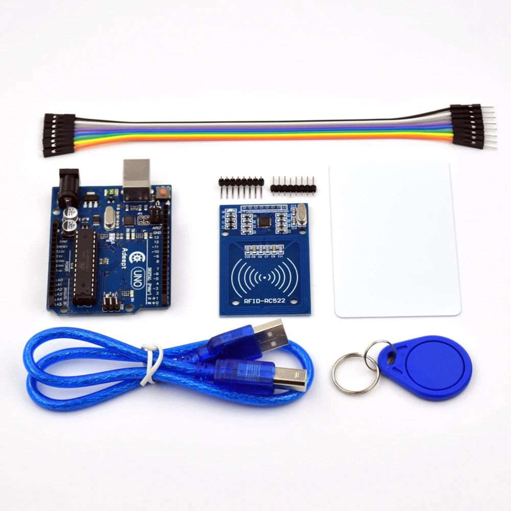 Adeept Kit de lector RFID para Arduino UNO R3, con RC522, manual de ...