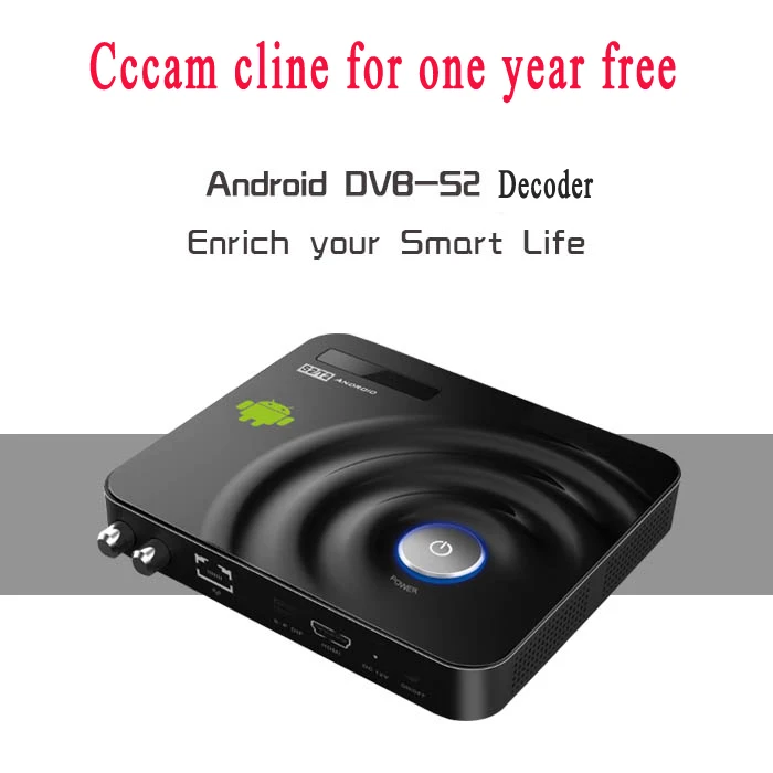 Android tv box DVB S2 decoder SDW Satellite Receiver with 1 year Europe ...