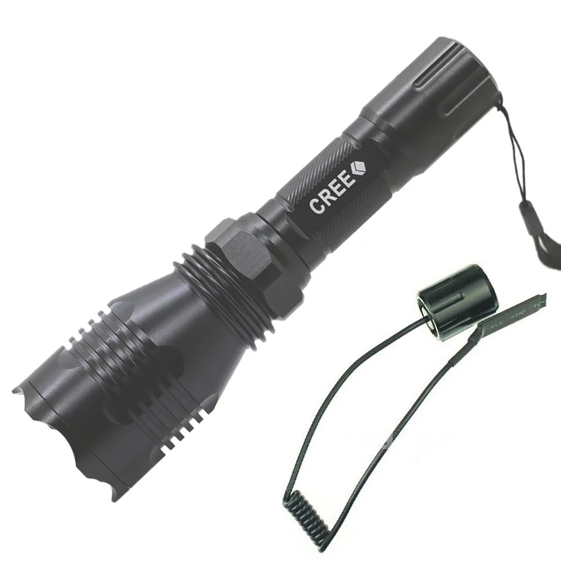 Super far light LED 18650 Flashlight CREE XM L2 2000LM 500Meters Long ...