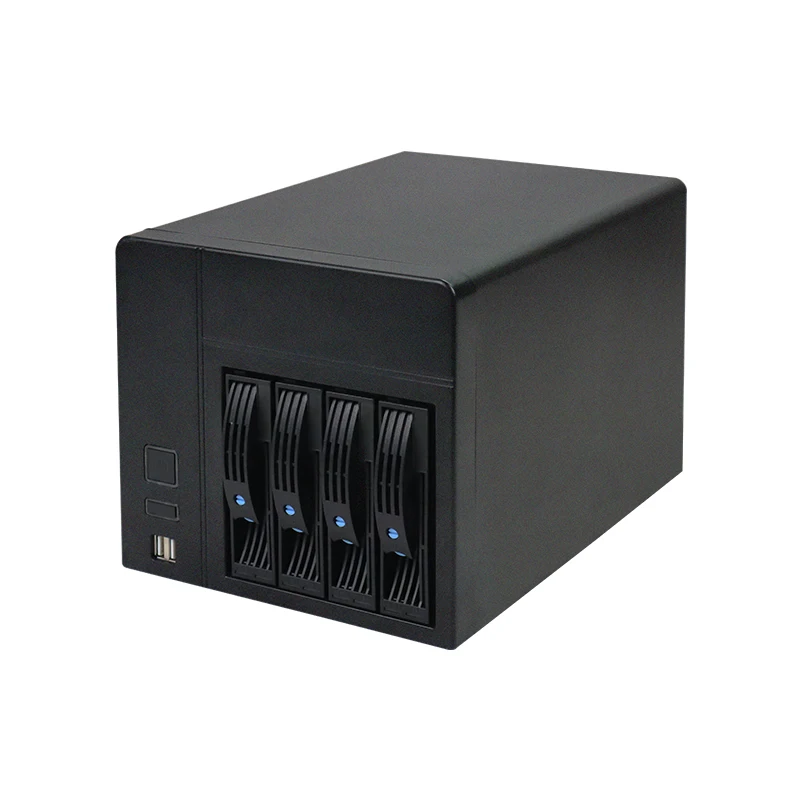 Home Storage Hot-swap Nas Server Chassis Ipfs 4 Bays 6gb Sata Backplane ...