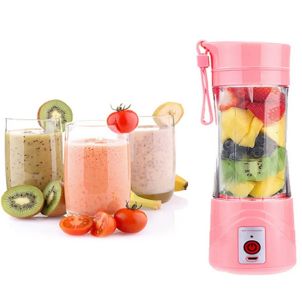 480ml Electric Mini Juicer Bottle Portable USB Rechargeable Cup Citru ...