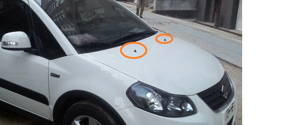 DWCX 2 шт. автомобиля Передние стеклоочиститель струи сопла спрей ...