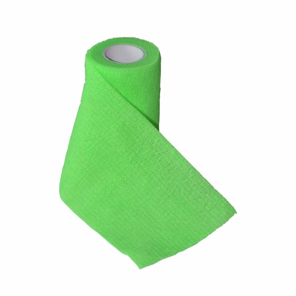 24pcs/lot 7.5cm X 4.5m Fluorescent Nonwoven Bandage Self Adhesive ...