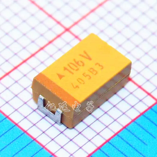 Patch-Tantalum-Capacitor-106V-10UF-35V-D-Type-7343-2917-10-Yellow-Polar ...