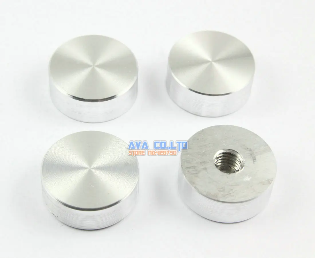 12 Pieces 25*10*M8 Aluminum Disc Glass Table Top Adapter Attaching ...