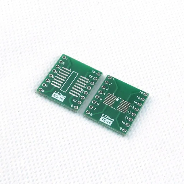 40pcs SO SOIC SSOP16, Pitch 0.65/1.27mm to DIP16 IC Adapter,sop16 ...