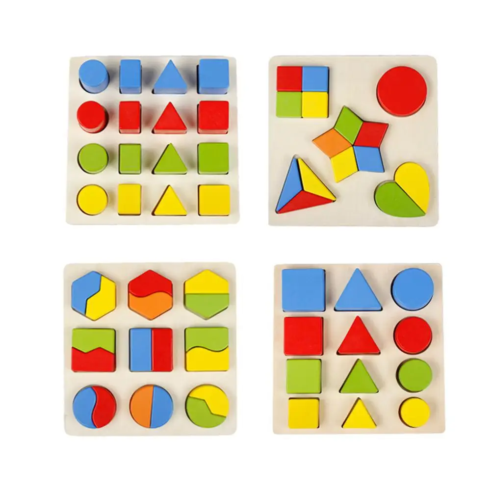 LeadingStar Learning Education Wooden Matching Panel Puzzle Toys for ...