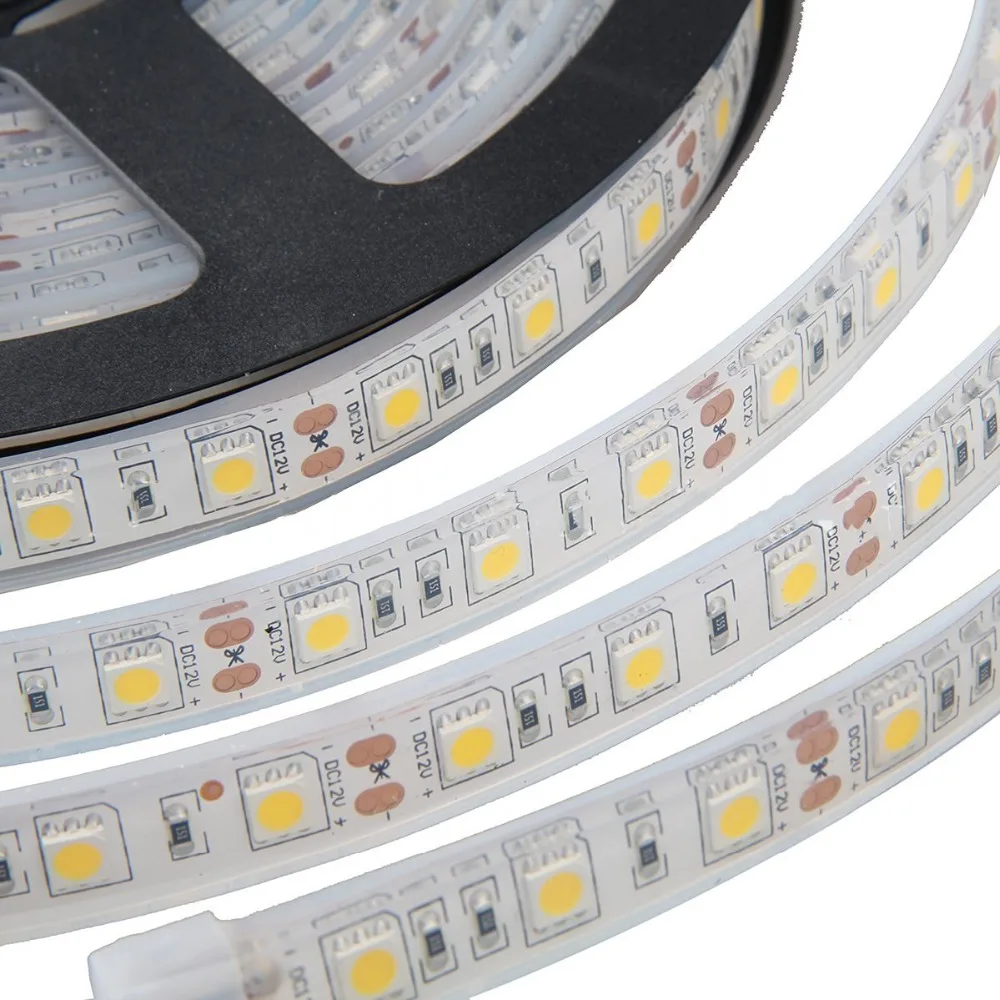 led strip light 5050 with full silicon tube waterproof IP68 DC 12V ...