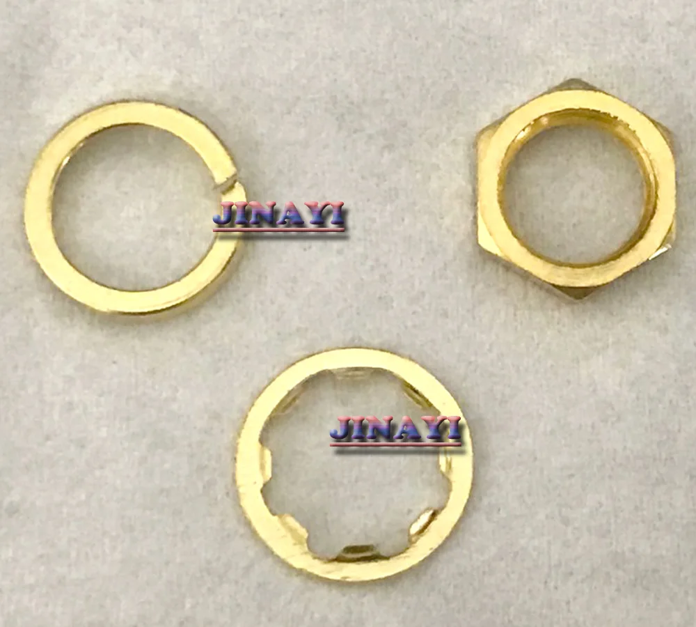 100pcs-Gold-Plated-Screw-Nuts-Bulkhead-Connector-for-SMA-RP-SMA-Female ...