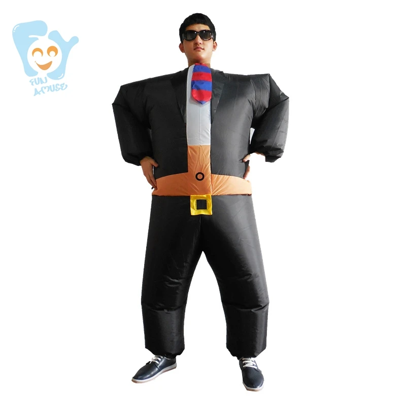 Halloween Costume Men Cosplay Inflatable Big Boss Costumes Adult Fancy