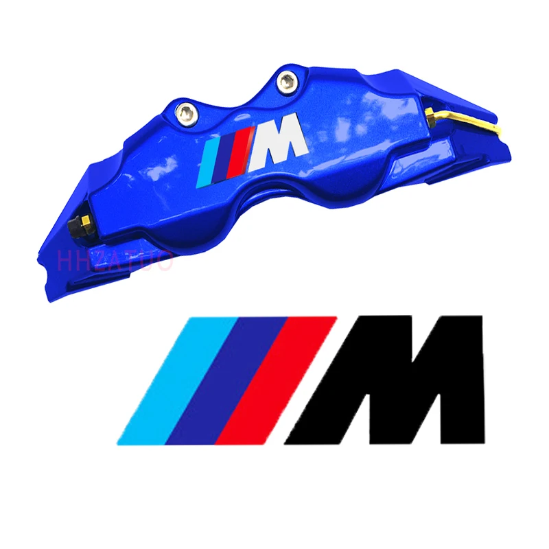 2pcs Car Emblem Badge Fender Caliper Sticker Car Rearview Mirror ...