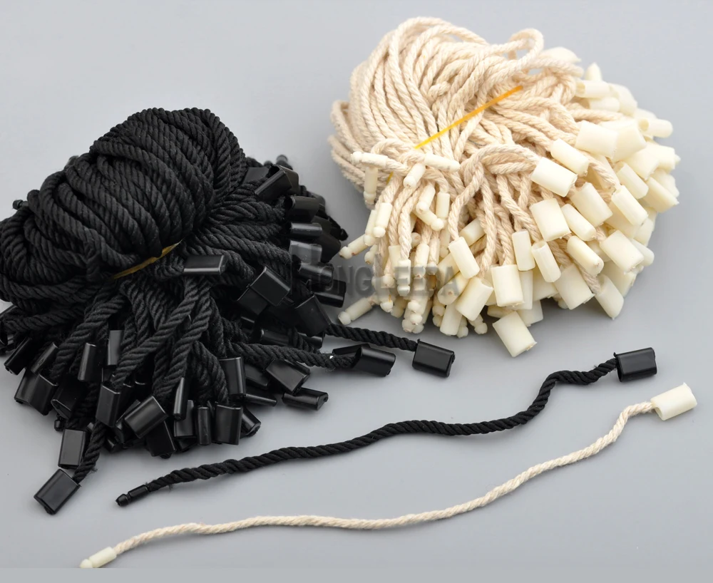 300 Pcs / Lot Seal-004 Cotton String Seal 18cm Length Garment Hang Tag ...